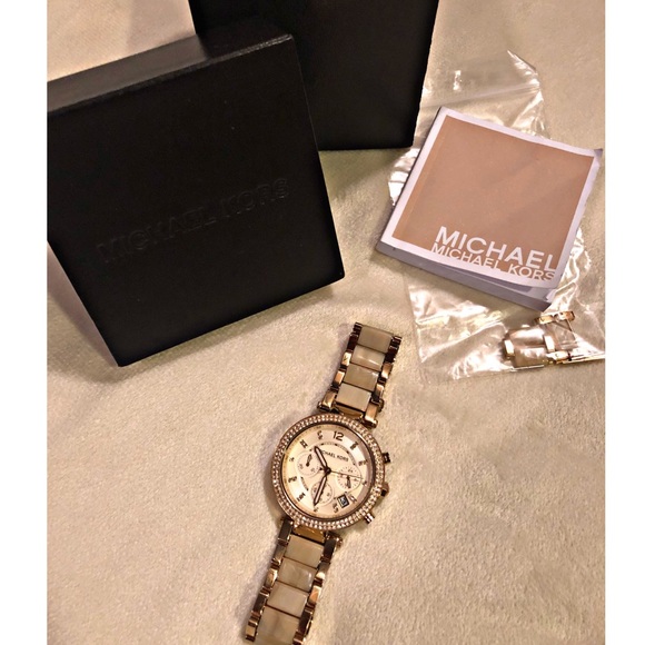 Michael Kors | Accessories | Michael Kors Gold Diamond Watch | Poshmark